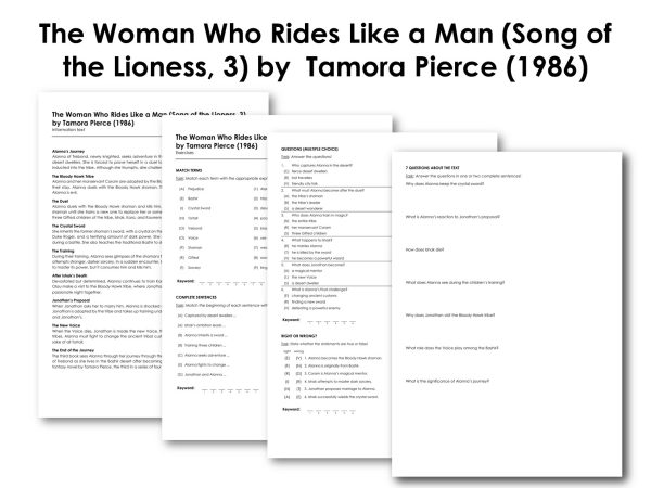 The Woman Who Rides Like a Man (Song of the Lioness, 3) by Tamora ...