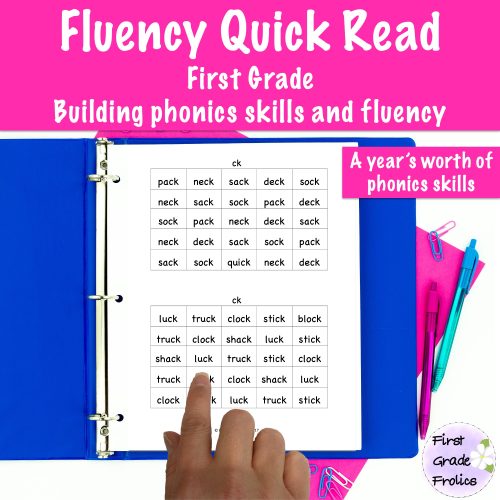 First Grade Fluency Quick Read Practice | Made By Teachers