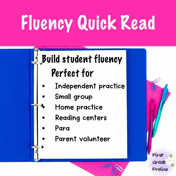 First Grade Fluency Quick Read Practice | Made By Teachers