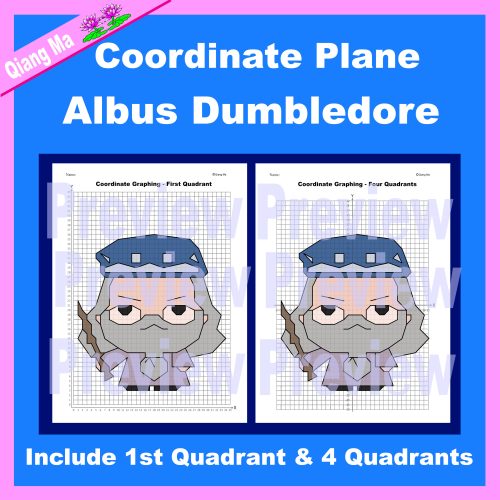 Harry Potter Coordinate Plane Graphing Picture: Bundle 9 in 1 II - Made ...