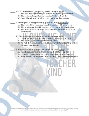Julius Caesar Act 4 Quiz, Close Reading Worksheets, and Vocabulary ...
