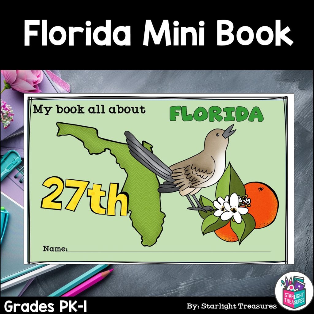 Florida Mini Book for Early Readers - A State Study | Made By Teachers