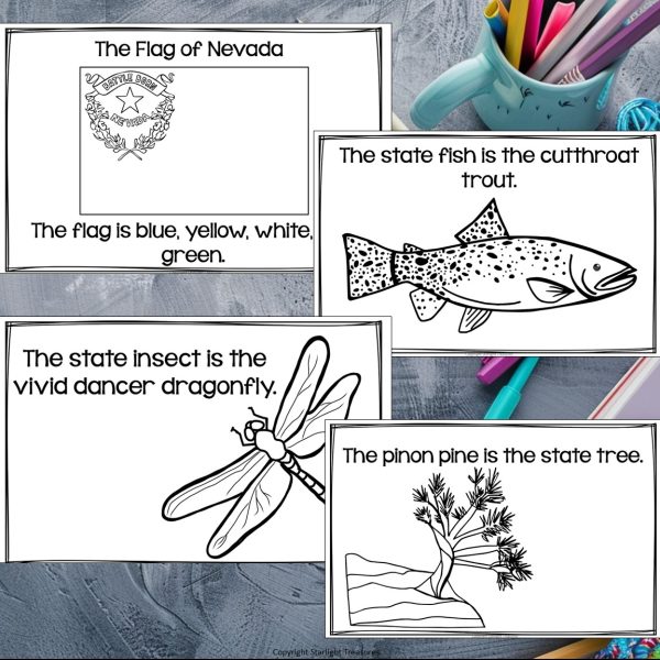 Nevada Mini Book for Early Readers - A State Study | Made By Teachers
