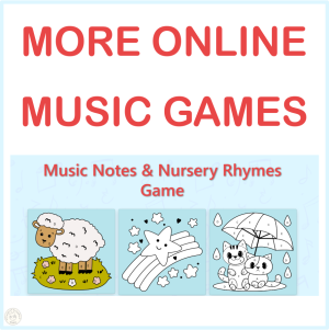 Mary Had a Little Lamb Nursery Rhythms Online Music Game & Color By ...