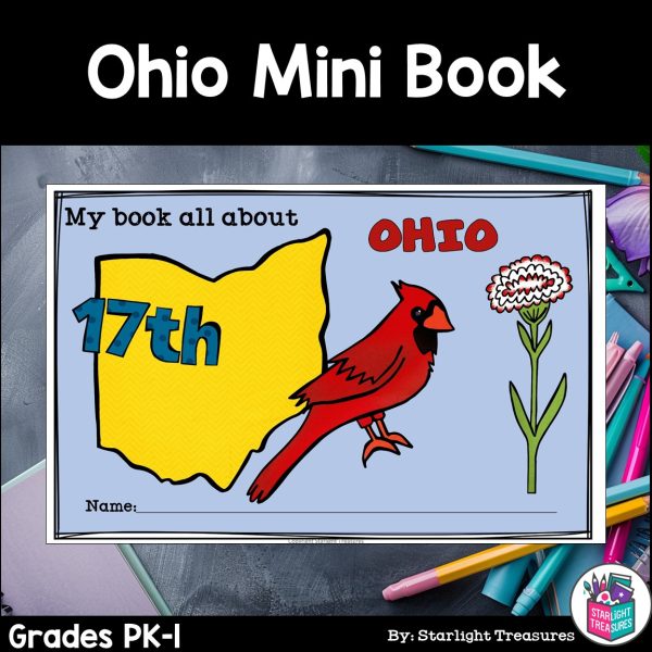 Ohio Mini Book for Early Readers - A State Study - Made By Teachers