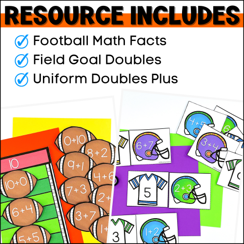 Math Fluency | Addition Facts within 10 and Doubles Center Activities ...