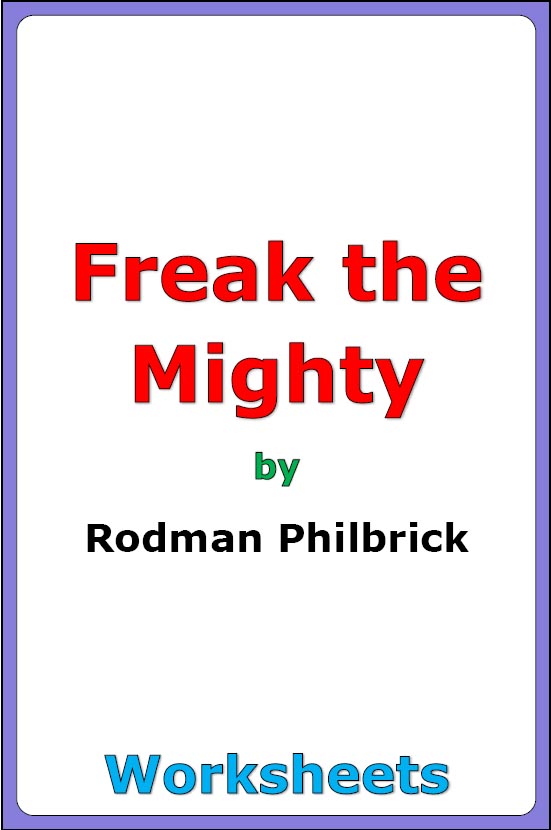 Rodman Philbrick "Freak the Mighty" worksheets | Made By Teachers