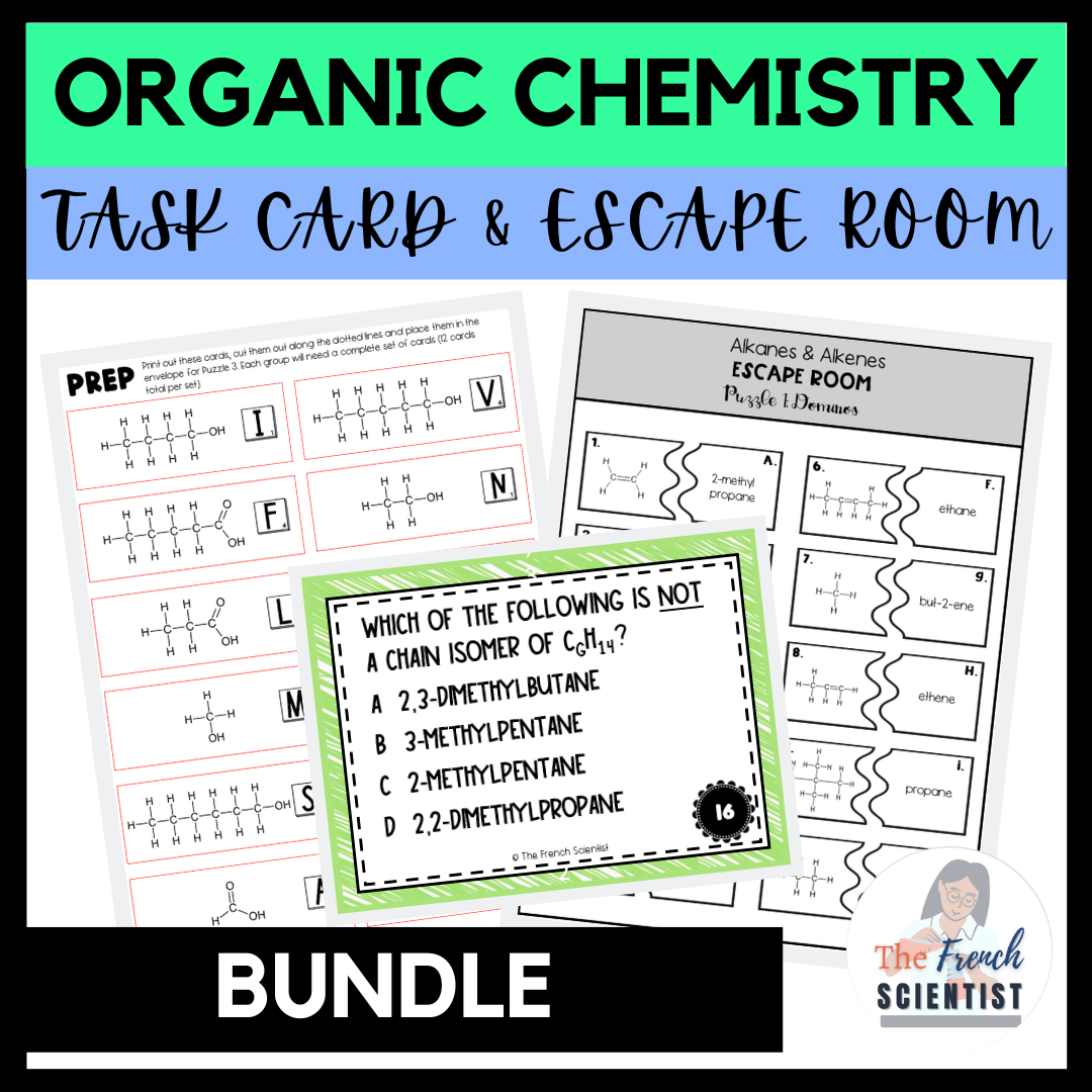 CHEMISTRY Salt Preparation Escape Room Activity | Made By Teachers