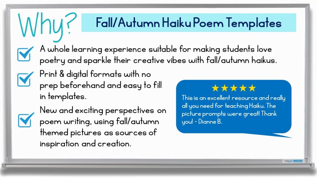 Fall Haiku Poem Templates Lesson - Autumn Haiku Poetry Writing Activity ...