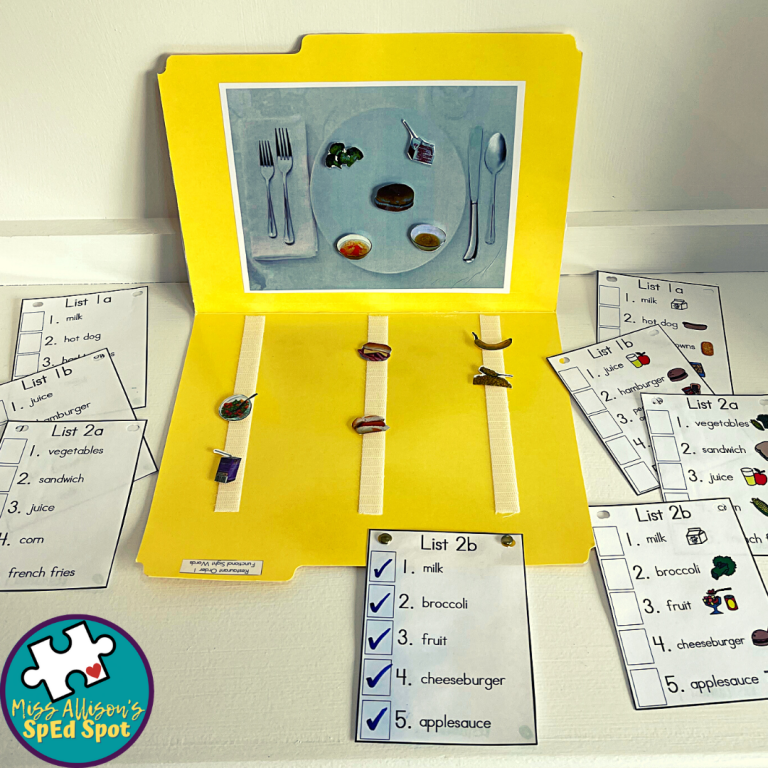 Functional Sight Word File Folder Bundle for Special Education Life ...