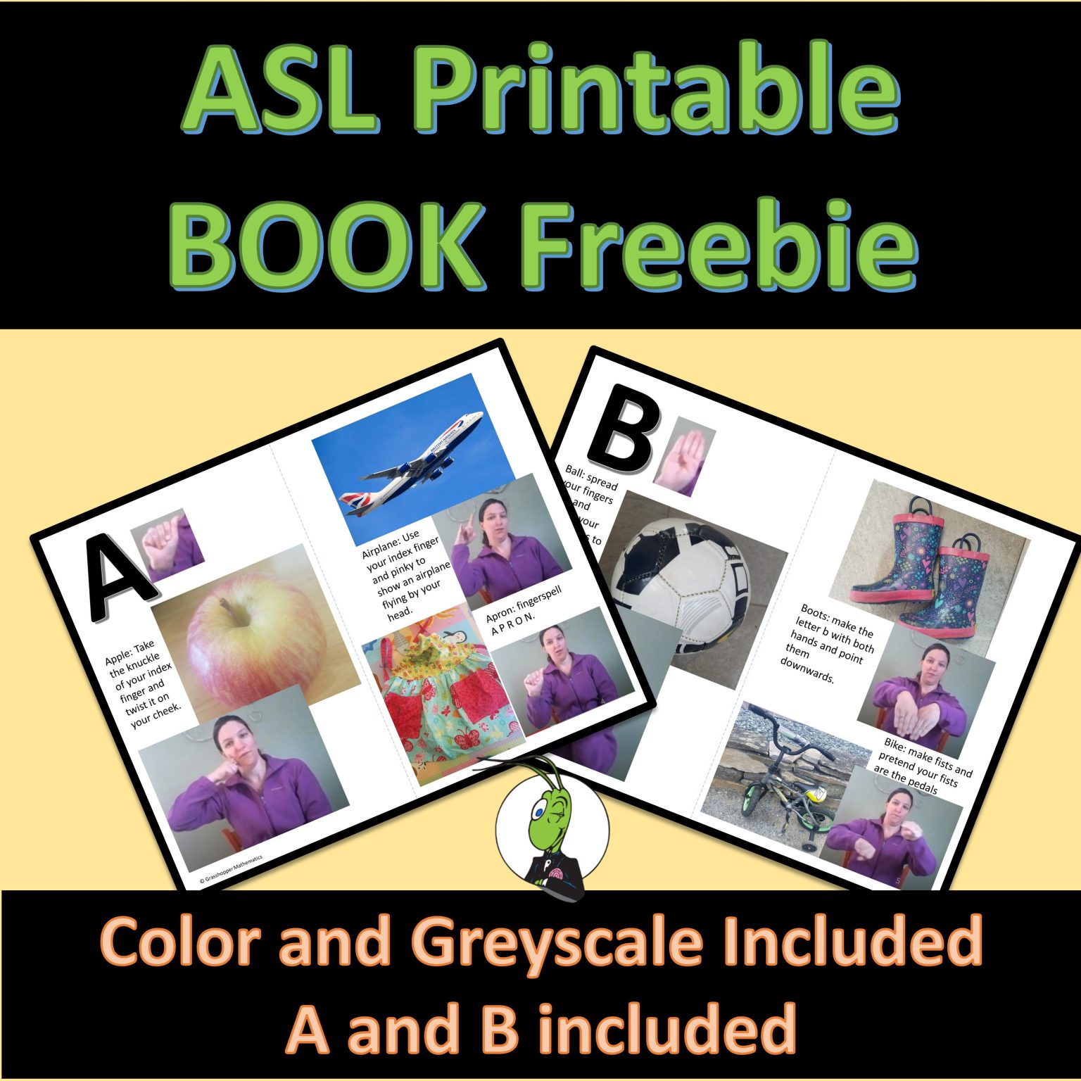 Free Speech and Language Sign Language Activities Printable Book (ASL ...