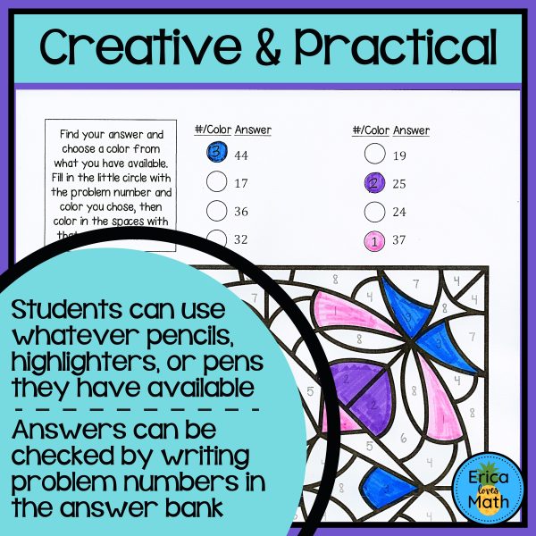 Perpendicular & Angle Bisectors Color by Number Activity - Made By Teachers