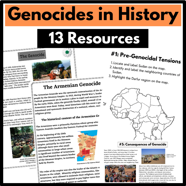 Genocides in History - 13 Resources - Readings, PPTs, Stations ...