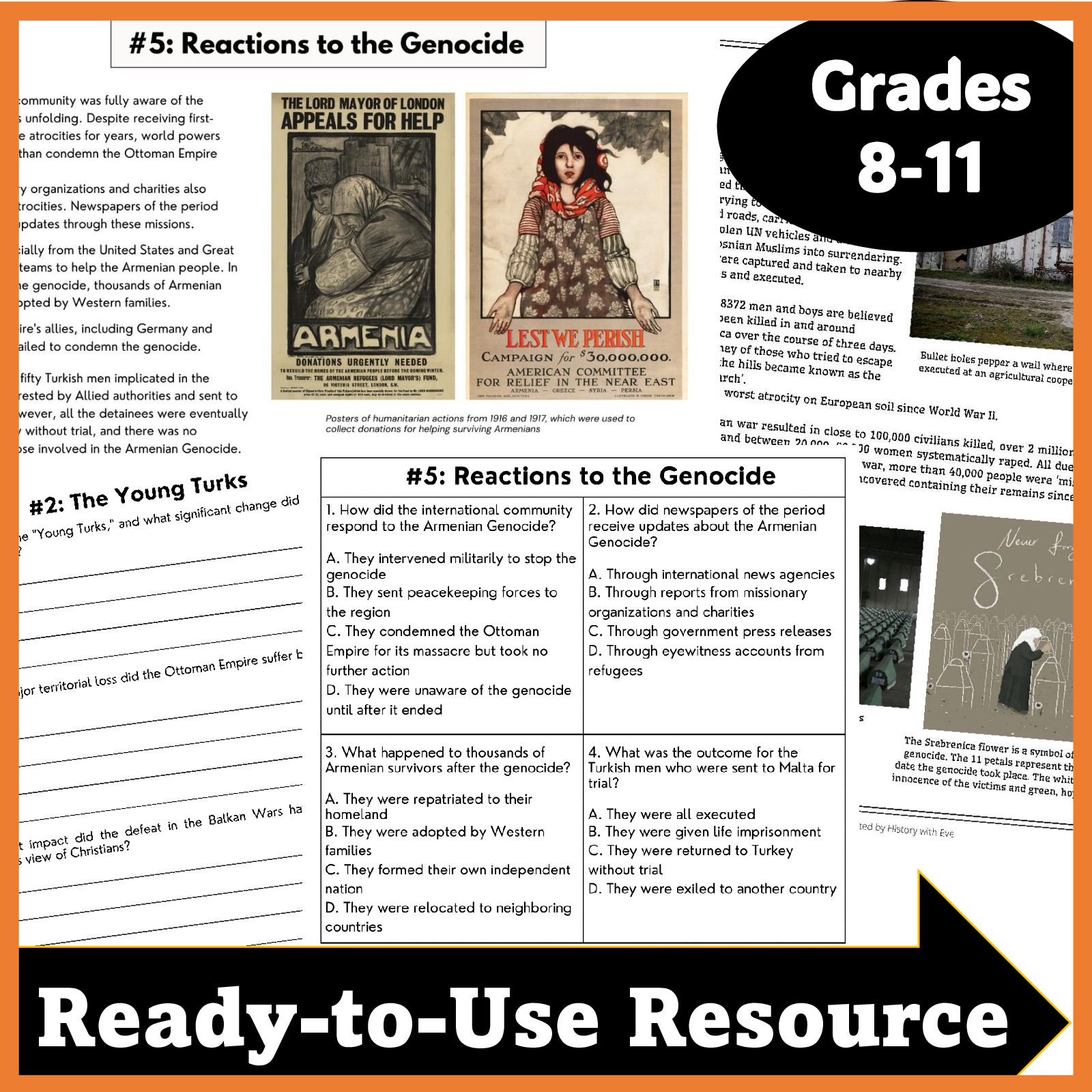 Genocide Studies Station Activities - Rwanda, Bosnia-Srebrenica, Darfur ...