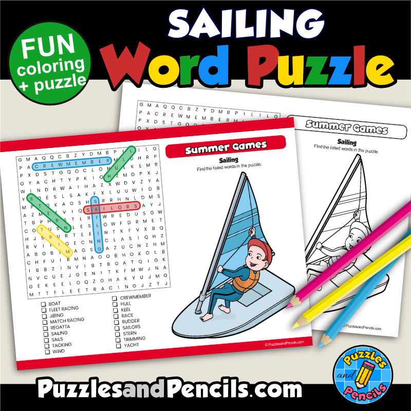 Optimism Word Search Puzzle with Coloring | Character Education ...