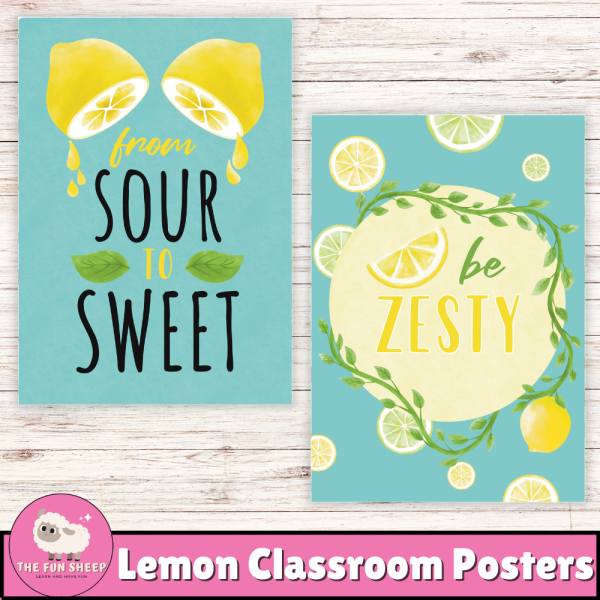 Lemon Classroom Posters | Lemons Growth Mindset Classroom Display ...