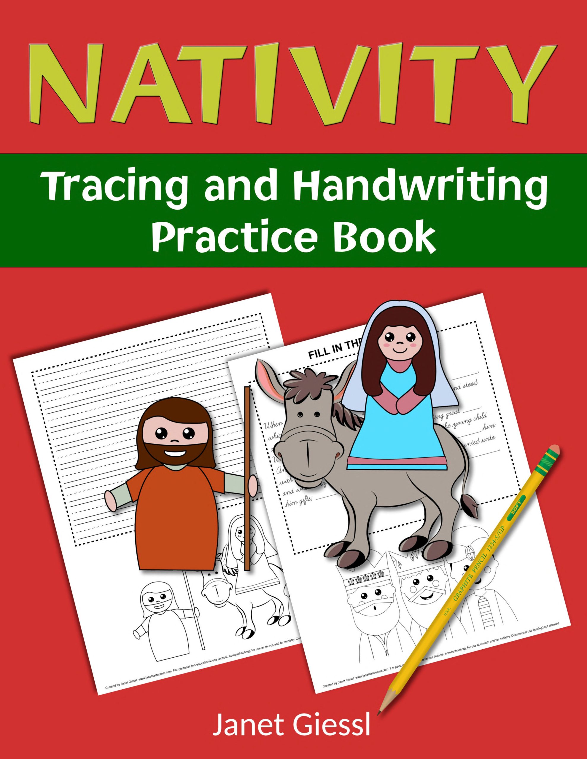 Nativity Tracing and Handwriting Practice Book - Personal and ...