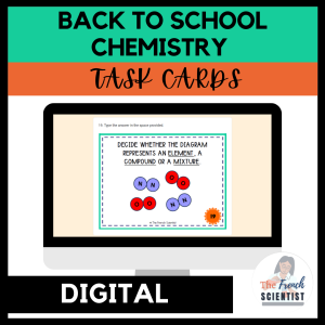 CHEMISTRY Back To School Task Cards Activity - Made By Teachers