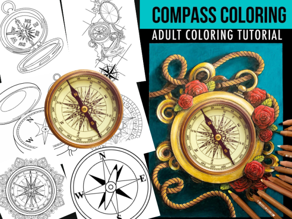 Compass Coloring Pages | Made By Teachers