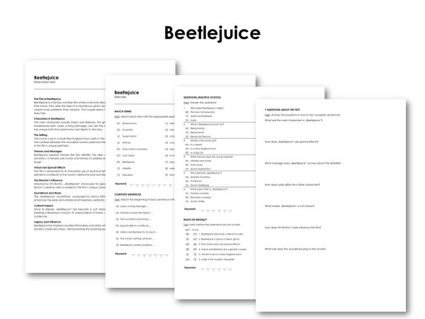The Movie "Beetlejuice" | Made By Teachers
