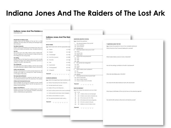 The Movie "Indiana Jones And The Raiders of The Lost Ark" | Made By ...