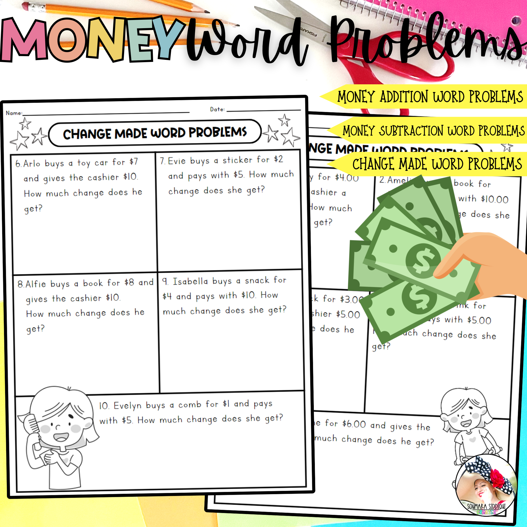 2nd Grade Money Word Problems | Made By Teachers