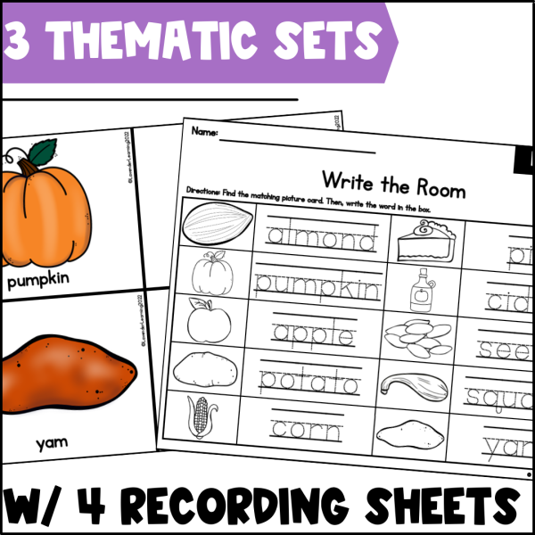 Fall Write the Room | Made By Teachers
