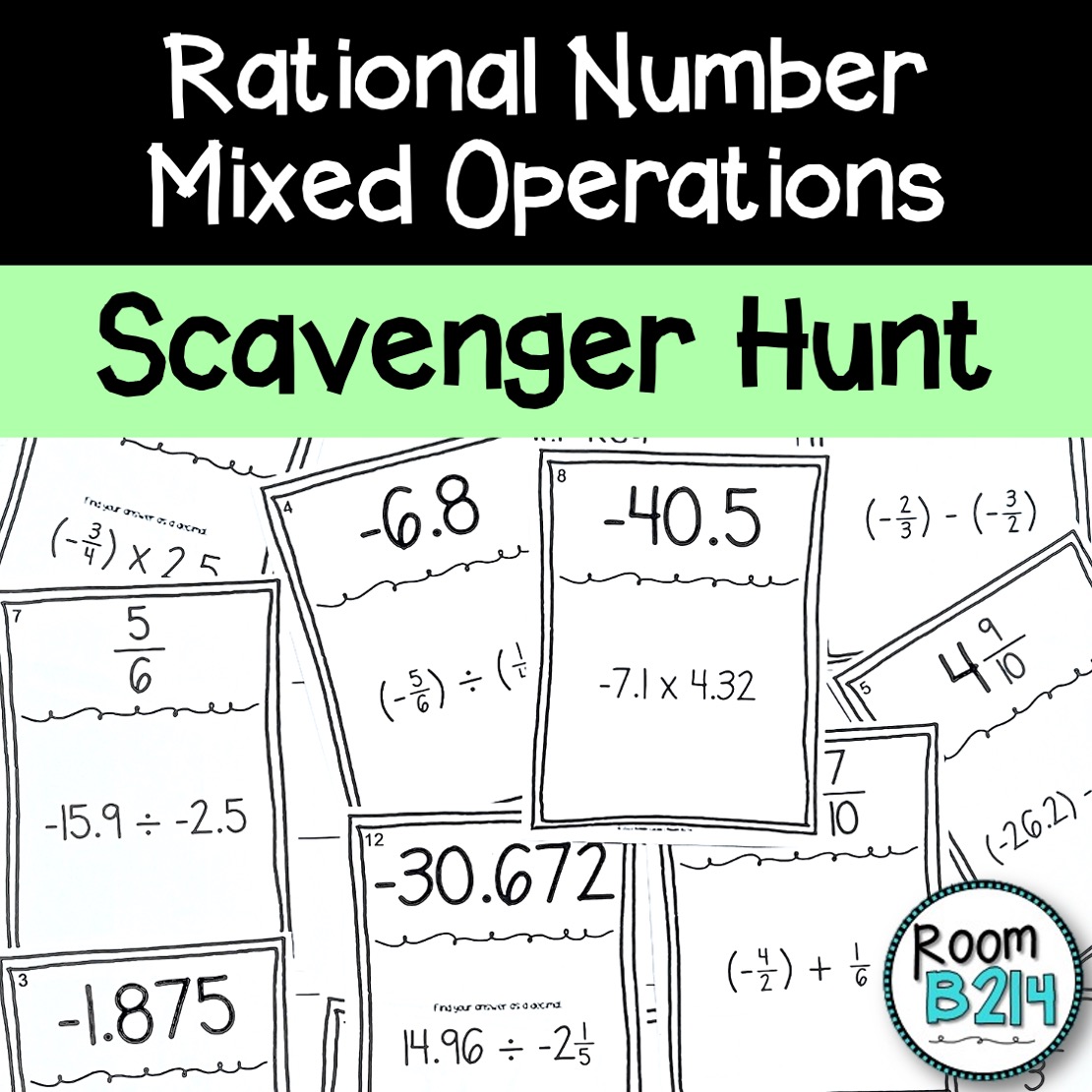 Rational Number Mixed Operations Silly Story TEKS 7.3A | Made By Teachers