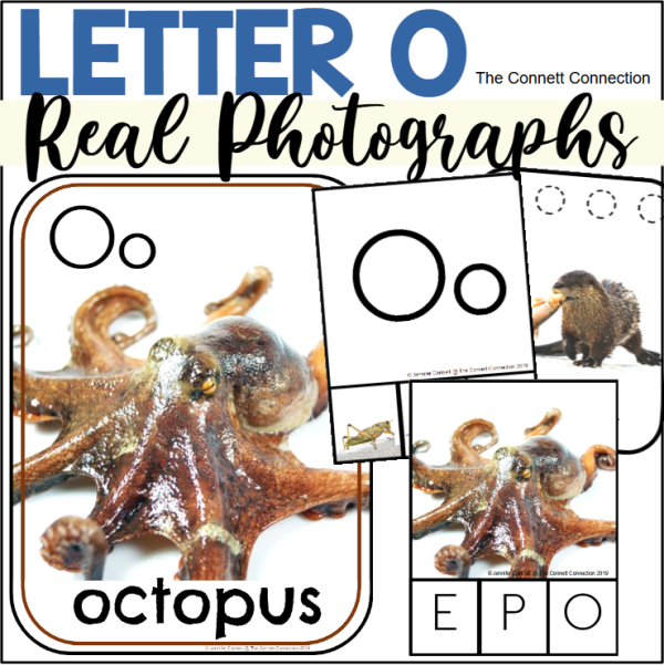 Letter O Phonics and Writing Centers with Real Photographs | Made By ...