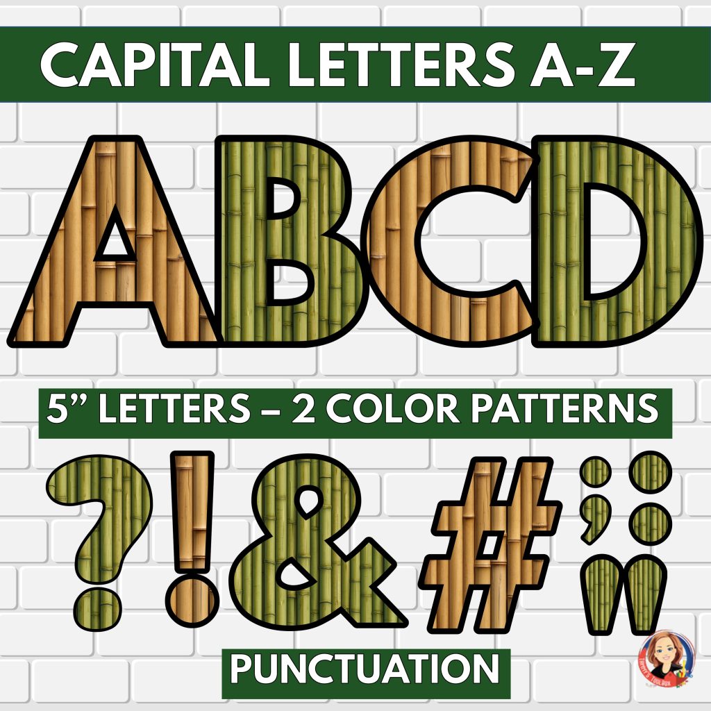 Jungle Safari Bulletin Board Letters, Back to School Safari Classroom ...