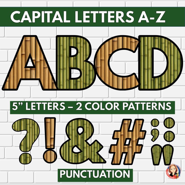 Jungle Safari Bulletin Board Letters, Back to School Safari Classroom ...