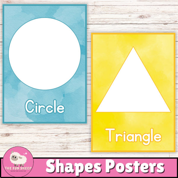 Shapes Posters | Classroom Shapes Printable Display 2D Shapes Bulletin ...