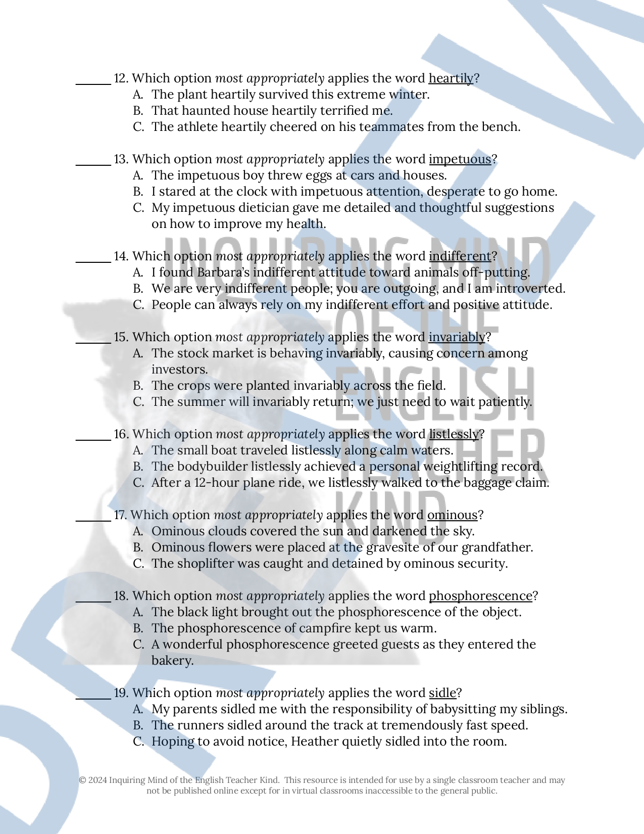 "The Open Boat" Quiz, Close Reading Worksheet, and Vocabulary Games ...