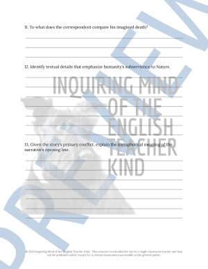 "The Open Boat" Quiz, Close Reading Worksheet, and Vocabulary Games ...