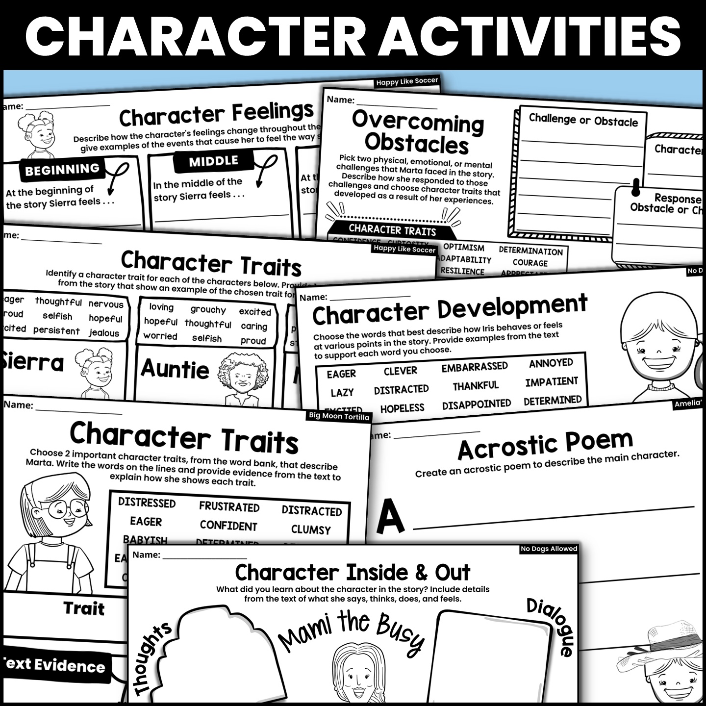 Exploring Realistic Fiction Interactive Read-Aloud Activities BUNDLE ...