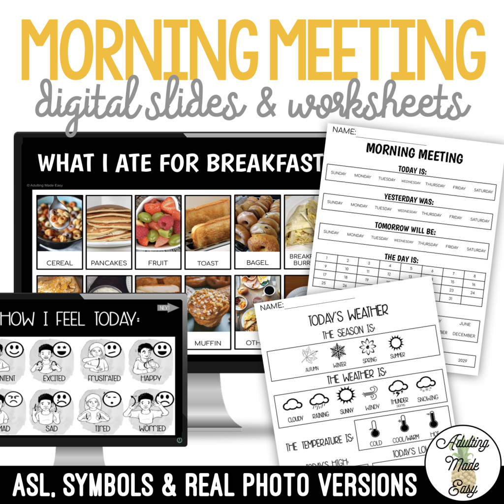 Morning Meeting Interactive Slides, Activities and Worksheets | Made By ...