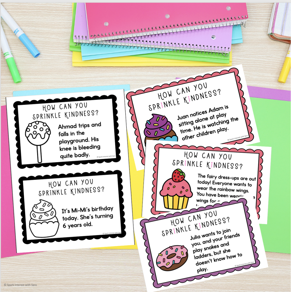 Kindness Scenarios |FREEBIE | Made By Teachers