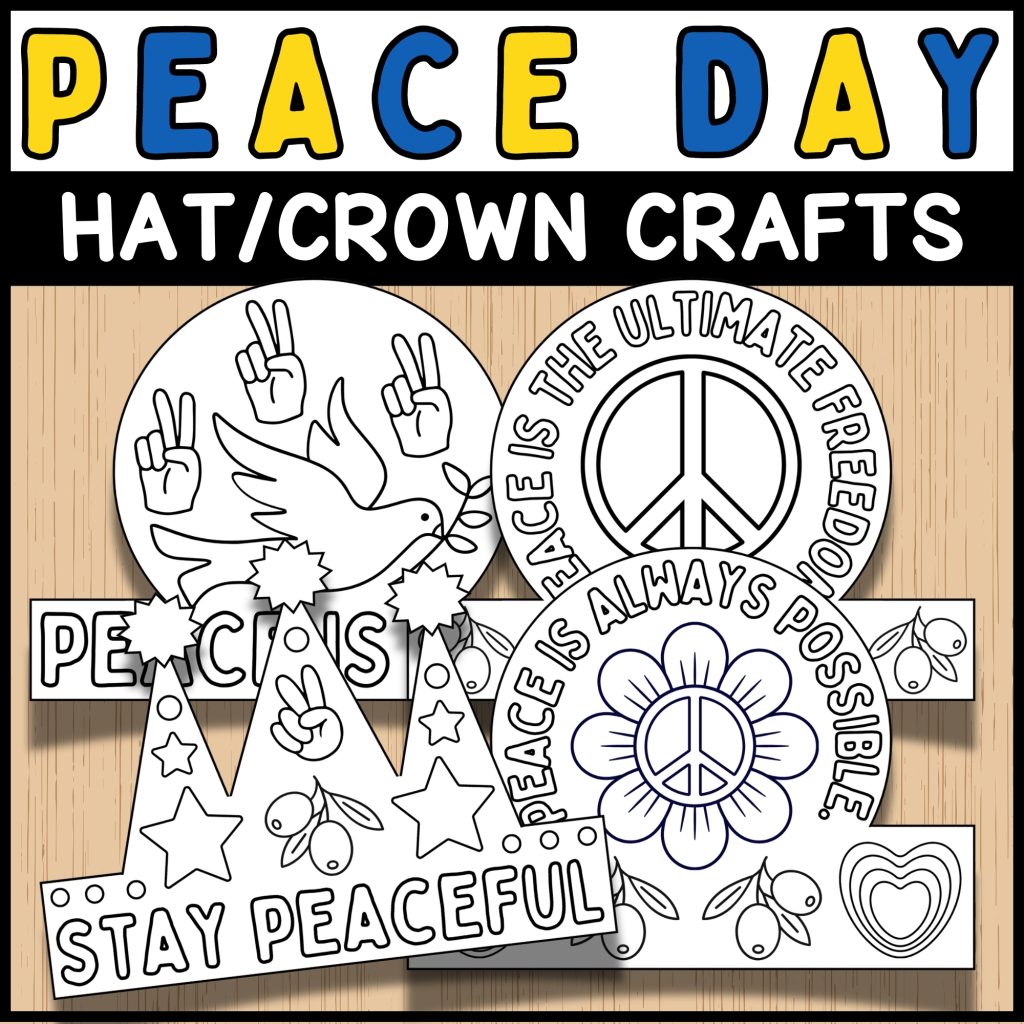 International Day of Peace Activity Bundle : Coloring Pages, Crafts,and ...