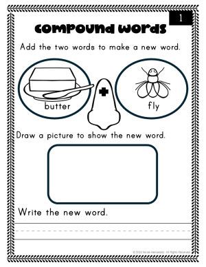 My Book of Compound Words - Made By Teachers