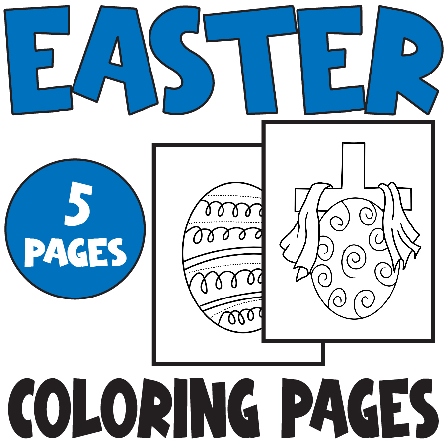All About Easter Bundle , Easter Coloring Bundle Activities | Made By ...
