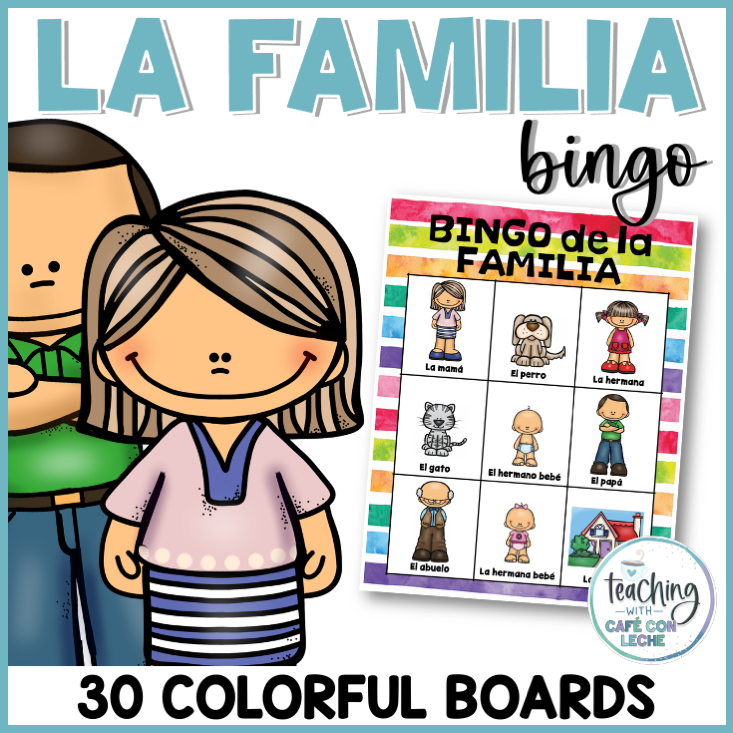 Bingo de la ropa - Clothing Bingo Game in Spanish - Made By Teachers