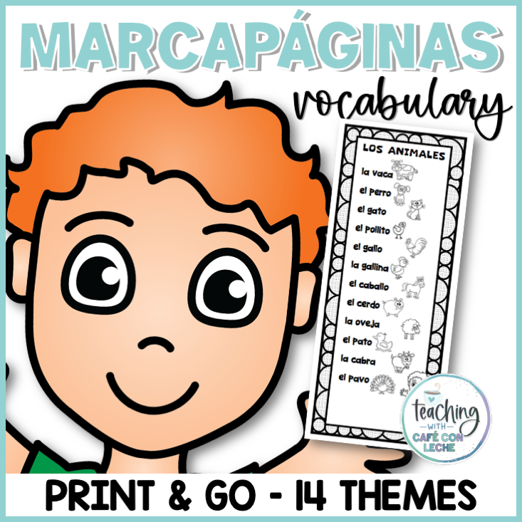 Lee y Encuentra las Palabras Read and Find Vocabulary Review Activity ...