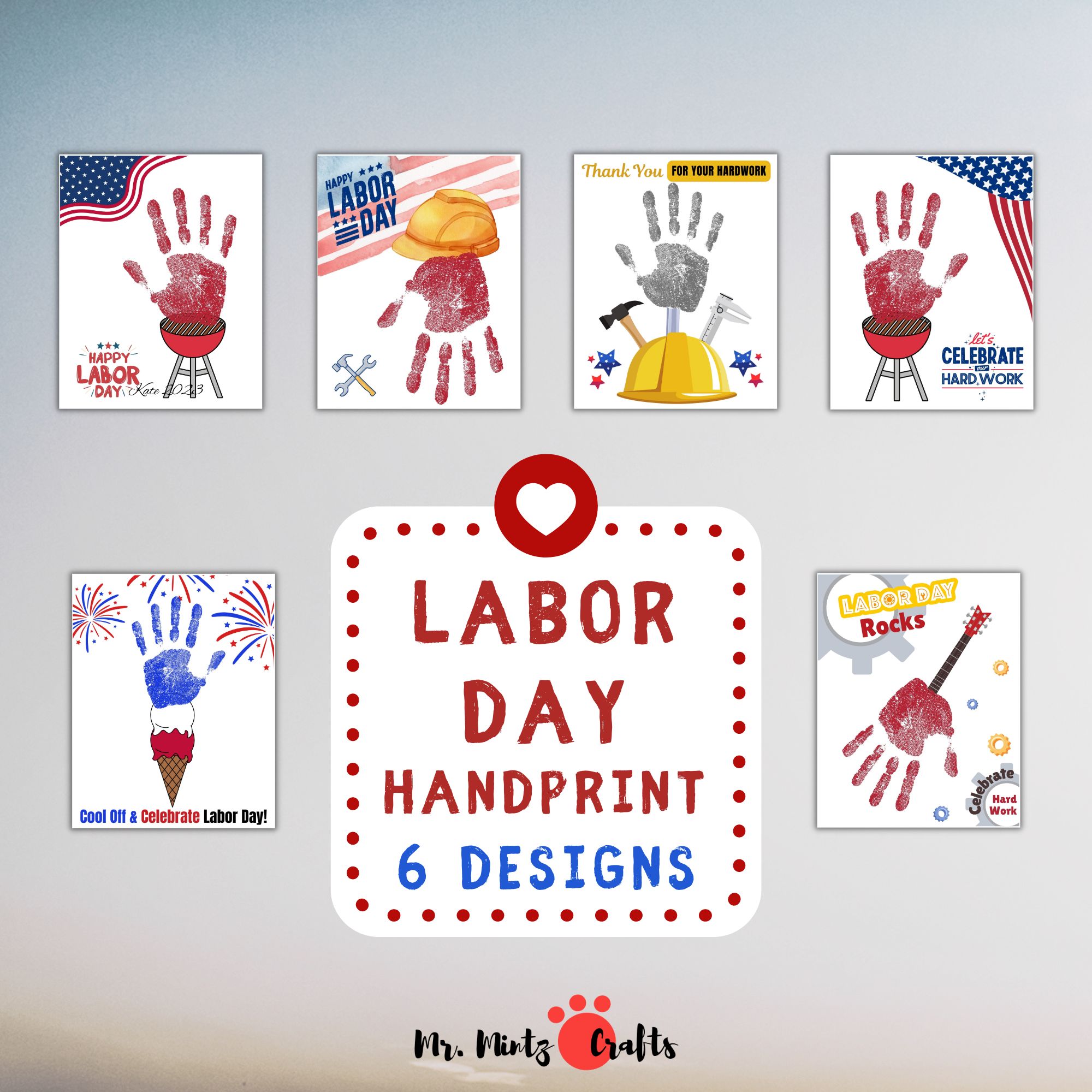 Hanukkah Handprint Craft Bundle / 6 designs | Made By Teachers