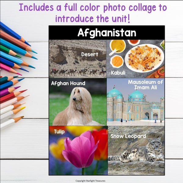 Afghanistan Mini Book for Early Readers - A Country Study | Made By ...