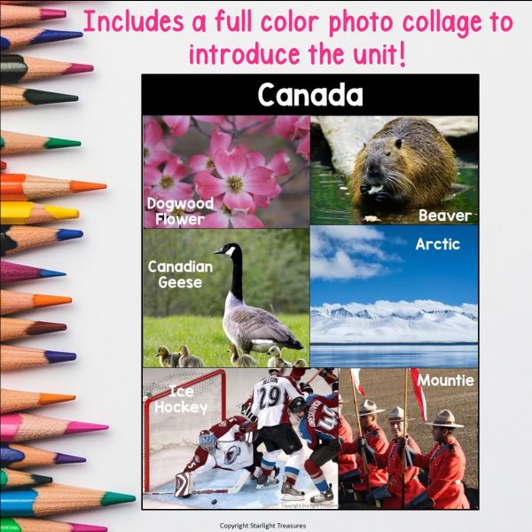 Canada Mini Book for Early Readers - A Country Study - Made By Teachers