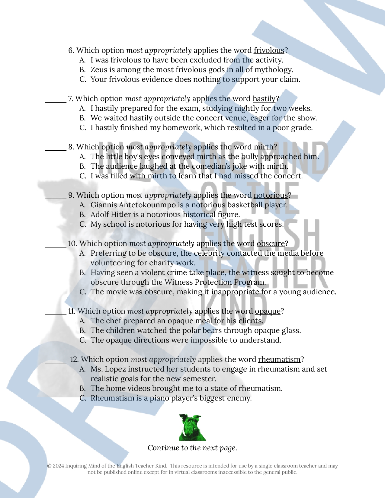 "April Showers" by Edith Wharton Vocabulary Games for High School ...