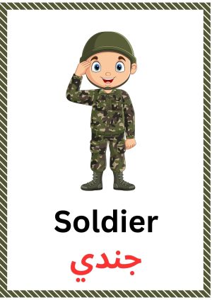 community Helpers in Arabic & English flash cards. Back to School ...