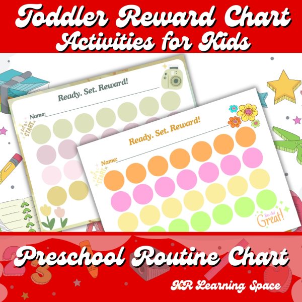 Toddler Reward Chart, Reward Chart Bundle, Potty Training Chart ...