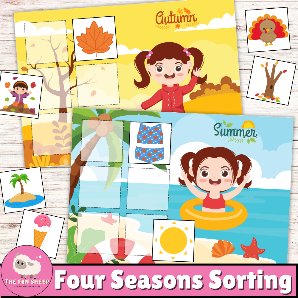 Seasonal Movement Cards | 4 Seasons Action Flashcards Brain Break ...