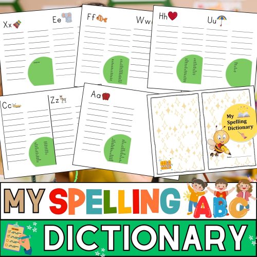 My Spelling Dictionary Folded Book | Personal Spelling Dictionary Word ...